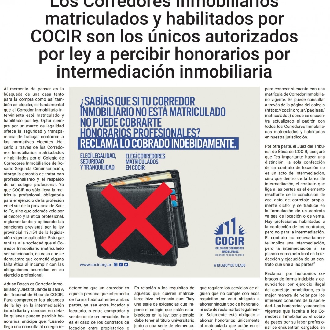 COCIR pone a disposición la Calculadora de Alquileres