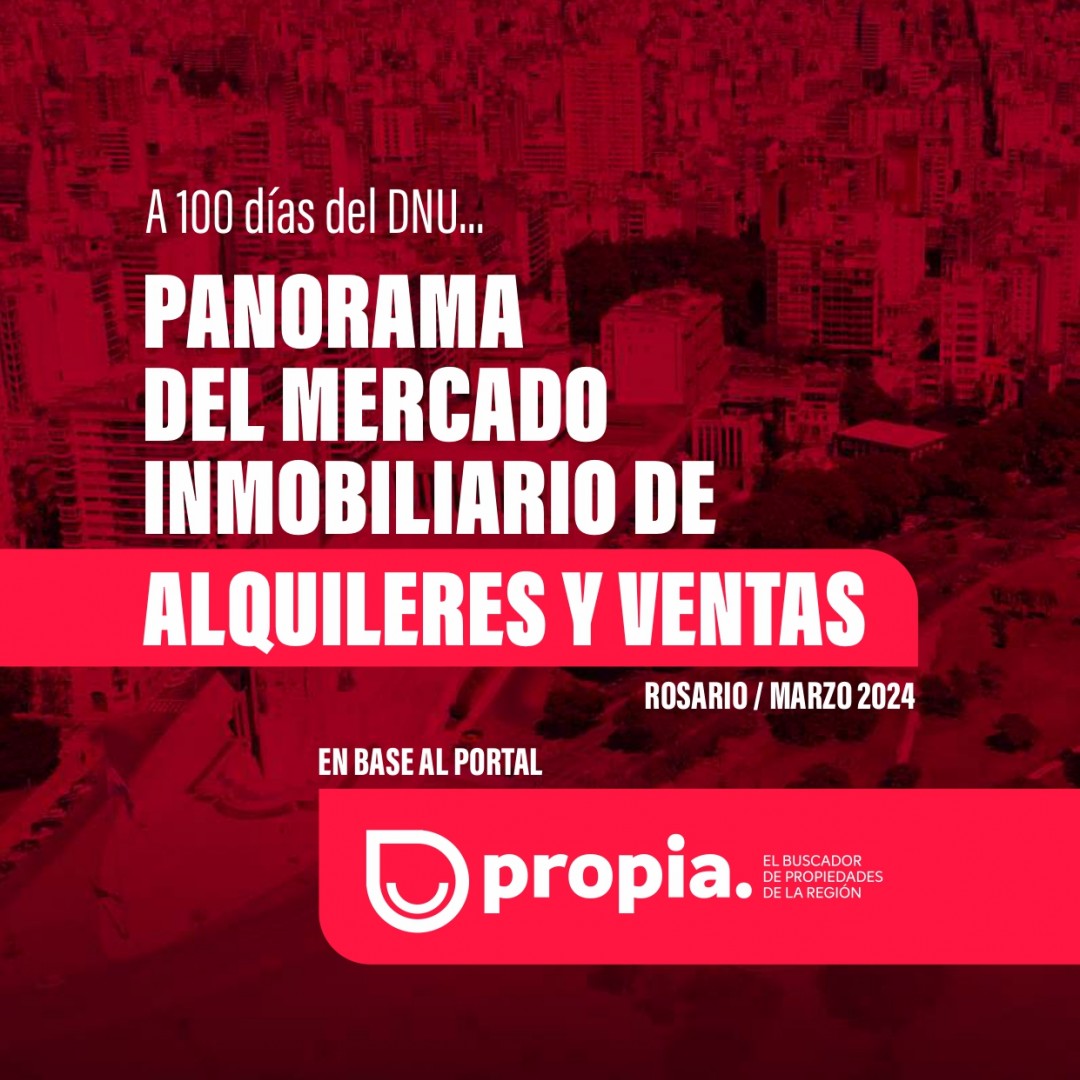 INFORME: PANORAMA DEL MERCADO INMOBILIARIO DE ALQUILERES Y VENTAS